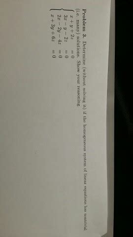 Solved Determine Without Solving It If The If The Chegg Com