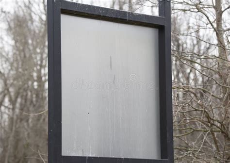 Blank Metal Sign Stock Image Image Of Dirty Background 206222513