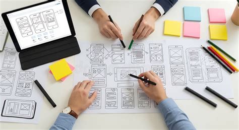 Mobile App Design Collaboration Stock Illustration Illustration Of Architecture Agile 389679708