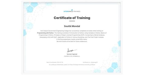 Soutik Mondal On Linkedin Successfully Completed The Programming With