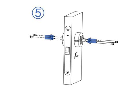 Дверной замок с ручками Push Pull | Межкомнатные замки | MG2812
