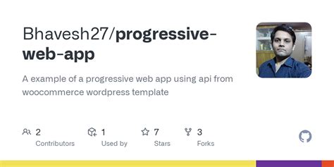 Github Bhavesh Progressive Web App A Example Of A Progressive Web