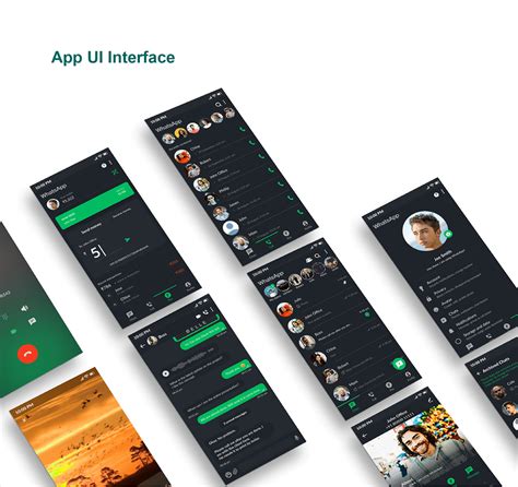 WhatsApp UI Redesign Mobile App On Behance