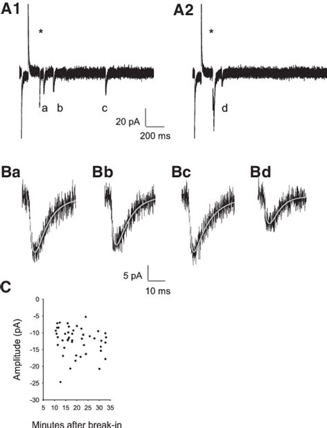 Ampar Mediated Asynchronous Epscs Aepscs In The Presence Of