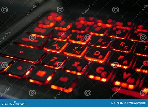 Laptop Keyboard Out Of Focus Stock Photo Image Of Bulb Laptop