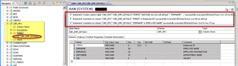 Create A Table On Sap Hana Data Base 10 Sap Community