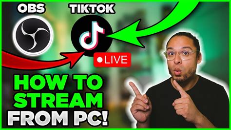 OBS STUDIO How To Livestream To TikTok From Your PC YouTube
