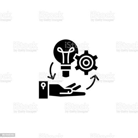 프로젝트 관리 블랙 아이콘 개념입니다 프로젝트 관리 평면 벡터 기호 기호 그림 개념에 대한 스톡 벡터 아트 및 기타 이미지 개념 개발 검색 엔진 Istock