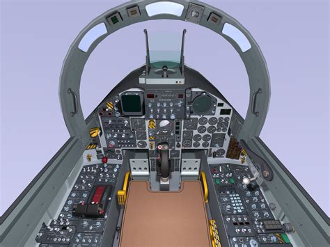 3d Model F 15c Cockpit