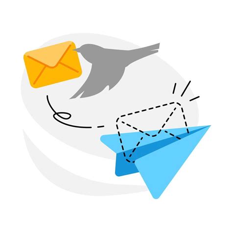 Message Failed To Send Concept Illustration Flat Design Vector Eps10