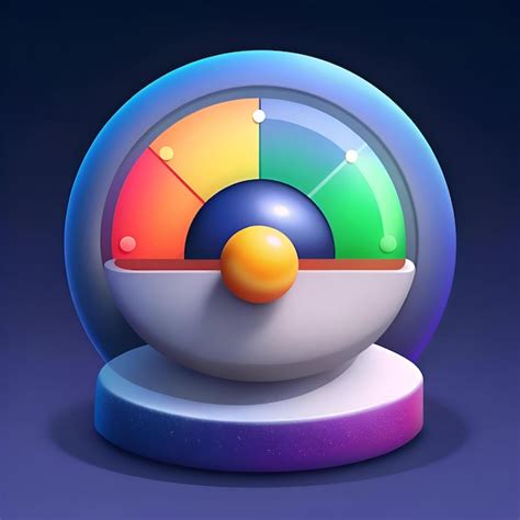 A 3d Colorful Pie Chart Icon With A Glossy Finish Representing Data Visualization Progress And