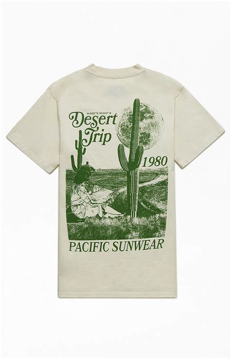Pacsun Pacific Sunwear Desert Trip Oversized T Shirt Pacsun Mission