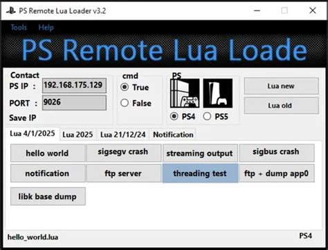 Ps Remote Lua Loader Ps5 Dekazeta