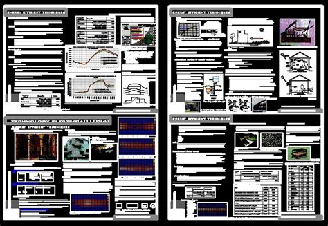 Energy Efficient Construction Techniques Dwg Block For Autocad