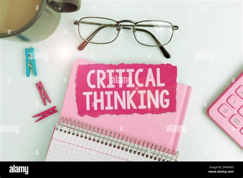 Conceptual Display Critical Thinking Business Overview Sequence Of