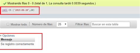 Mysqli Obtener Mensajes De Stored Procedure En Php Stack Overflow