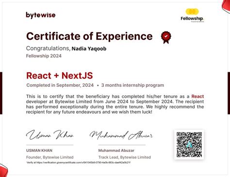 Nadia Rajpoot On Linkedin Bytewisefellowship Grateful Learningjourney Nextjs React