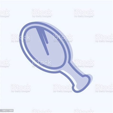 아이콘 미러 뷰티 케어 기호에 적합합니다 두 가지 톤 스타일 편집 가능한 간단한 디자인 디자인 템플릿 벡터 간단한 기호 그림 0