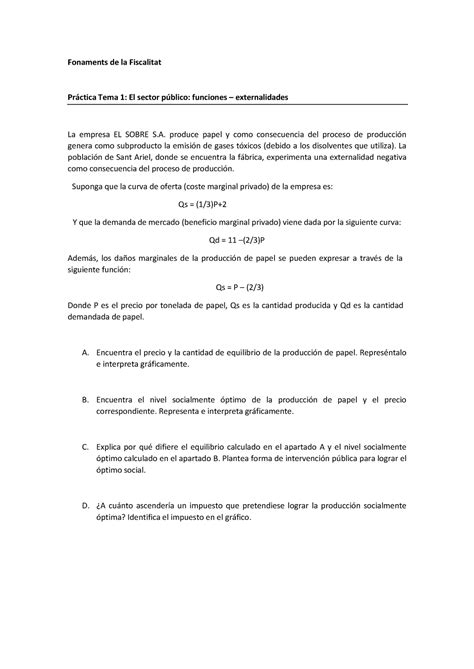 Practica Tema Externalitats Solucions Warning TT Undefined Function Fonaments De La