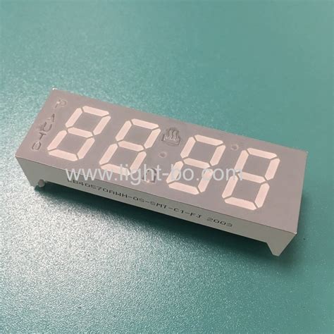 Ultra White Customized Digit Segment LED Display Common Anode For Oven Timer Control