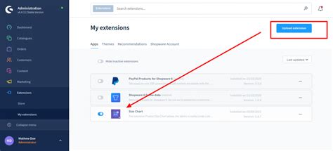 shopware 6 size chart extension product size chart extension