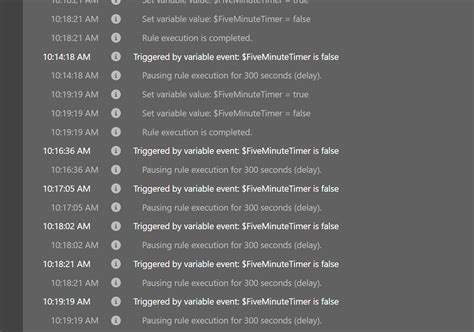 Timer Rule Not Working As Expected SharpTools Io Web SharpTools