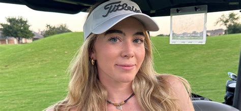 Golfer Grace Charis In Braless Romper Says Lets Golf