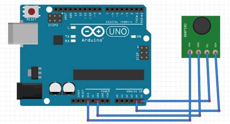 Ejemplo 10 Sensor de presión barométrica digital BMP180 Arduino de