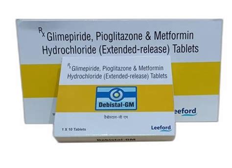 Glimepiride Pioglitazone And Metformin Hydrochloride Extended Release
