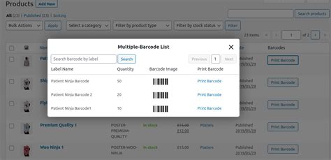 WooCommerce POS Multiple Barcode Add Quantity Using Barcodes