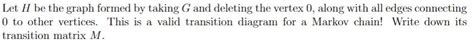 Solved Markov Chains And Modular Arithmetic Consider Chegg