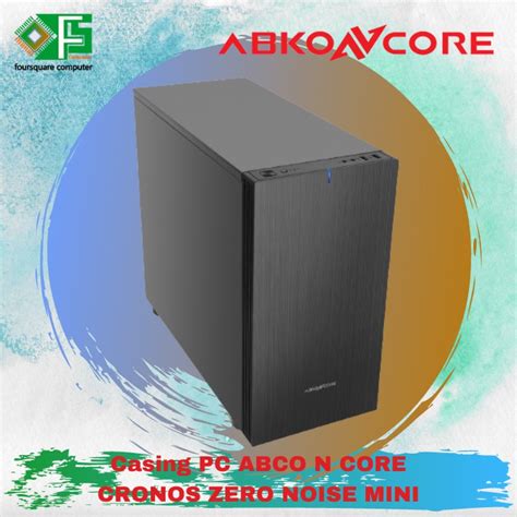 Jual Casing Komputer Abkoncore Cronos Zero Noise Mini Casing PC Casing Mini ITX Micro ATX