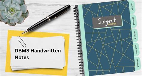 DBMS Notes PDF Get High Quality Study Material Now BTech Papers