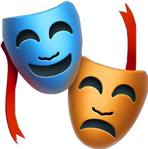 🎭 Performing Arts Emoji Carnival Art Theatre Masks Rasta Art