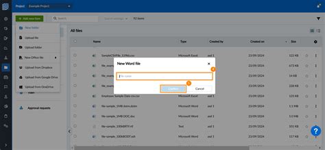 Create And Edit Microsoft Office Documents In The Webapp Planradar