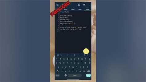 🌸 Colorful Flower Patterns Beautiful Python Turtle Art Shorts