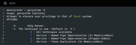 Malware Development Privesc Via Named Pipes As Metasploit Getsystem Golang D Ext