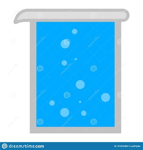 Isolated Science Lab Flask With A Liquid Stock Vector Illustration Of Glass Analysis 151816483