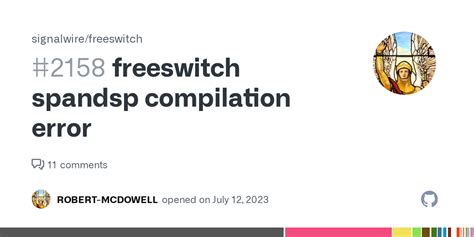 Freeswitch Spandsp Compilation Error · Issue 2158 · Signalwirefreeswitch · Github
