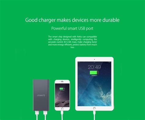 Orico DUK-10P-WH 120W 10 Ports USB Smart Charging Station with Phone ...