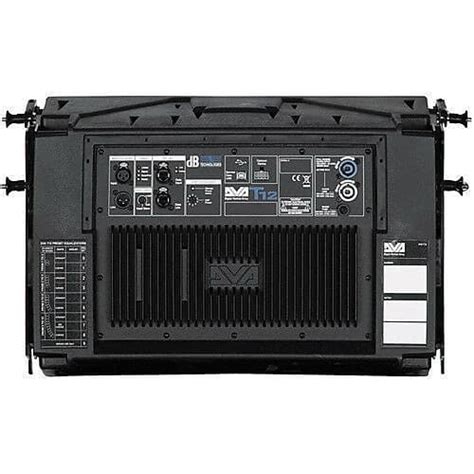 2x Db Technologies Dva T12 Active Line Array Module 12 Reverb