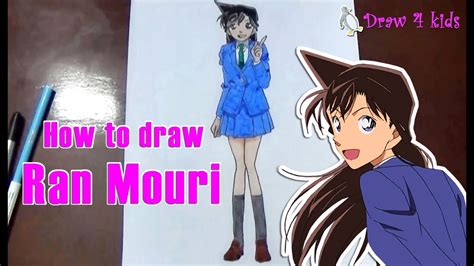 How To Draw Ran Mouri From Detective Conan D4k Mới Nhất 2023 Vẽvn