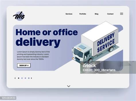 문서 상품 및 소포의 명시적 배달을 제공하는 회사를위한 웹 사이트 템플릿 배달 서비스 트럭그림 Eps10에서 비즈니스를 위한 편집 가능한 개체가 있는 개념 그래픽 사용자