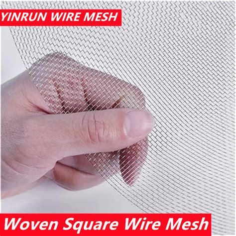 16 Mesh Galvanized Square Wire Mesh For Supporting Layers Of Filter Square Wire Mesh And