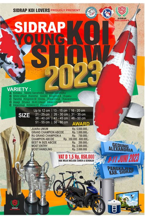 Sidrap Young Koi Show Asosiasi Pecinta Koi Indonesia