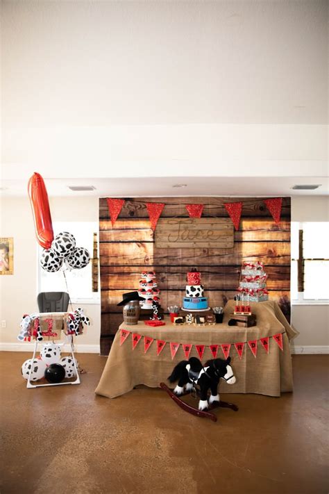First Birthday Party Theme My First Rodeo Rodeo Birthday Parties
