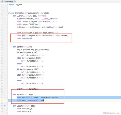 【python 】pygame制作简单的游戏移动操作pygame上下移动 Csdn博客