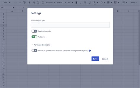 how to use table spreadsheet macro