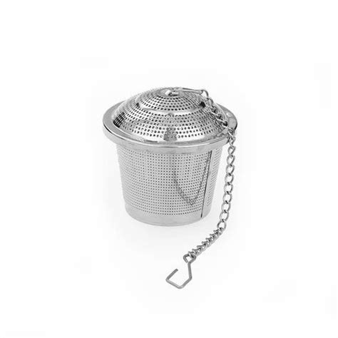 Silver Modern Bucket Shape Green Tea Infuser Solid Shape Stainless