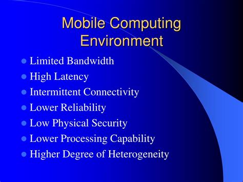 PPT Mobile Computing PowerPoint Presentation Free Download ID